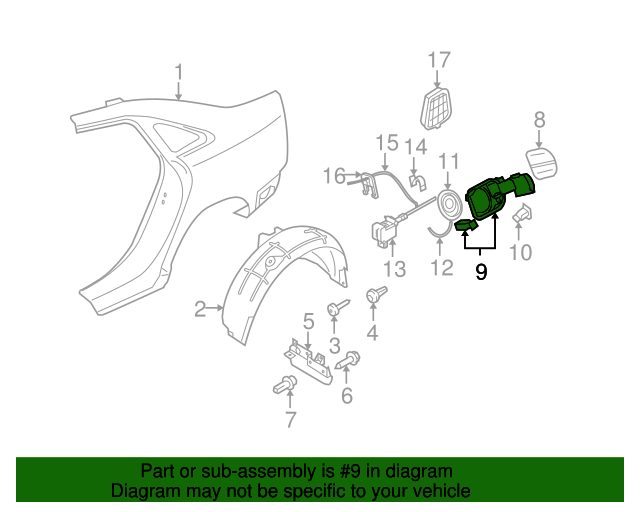 4F5-809-999-D - Hinge Assembly 2005-2011 Audi | Audi OEM Parts