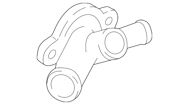 2017-2023 Audi Engine Coolant Outlet Flange 07K-121-133-E | Audi USA Parts