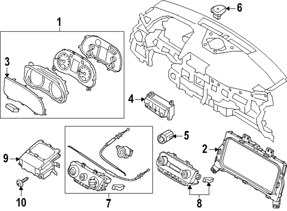 2023 Hyundai Cluster Assembly 94013-K4001 | OEM Parts Online