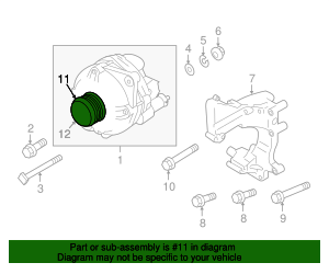 1800A313 - Alternator Pulley 2008-2024 Mitsubishi | Mitsubishi Direct Parts