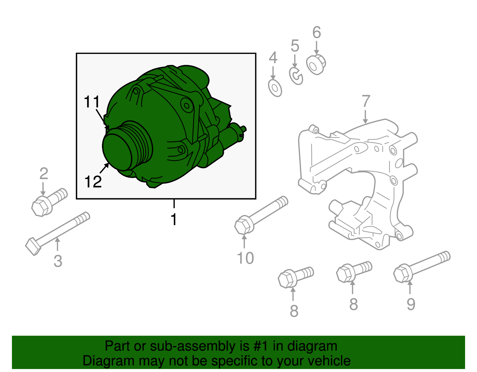 2024 Mitsubishi Outlander Sport Alternator 23100W110P | Retail ...