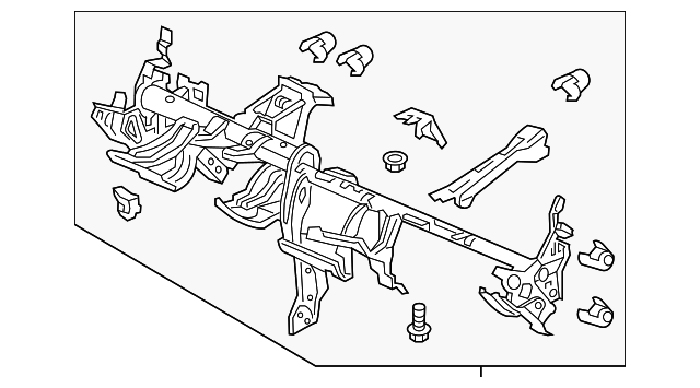 61310-TBA-335ZZ - Beam Steering Hanger - 2020 Honda Civic | Genuine ...