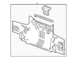 2016-2024 Chevrolet Camaro Rear End Panel 84154027 GM | GMPartsDirect.com