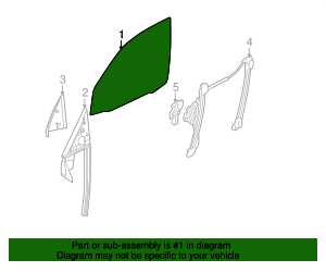 51-32-8-204-177 - Door Glass - 2000-2004 BMW | Buy BMW Parts Now