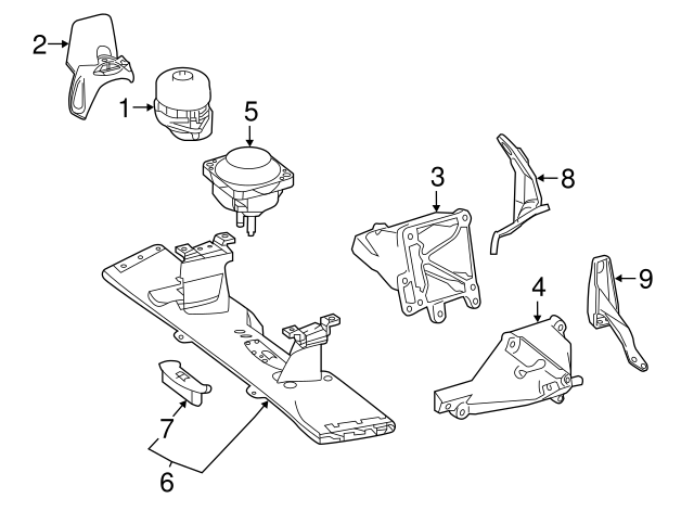 292-240-00-00 - Trans Mount 2016-2019 Mercedes-Benz GLE 63 AMG® S ...