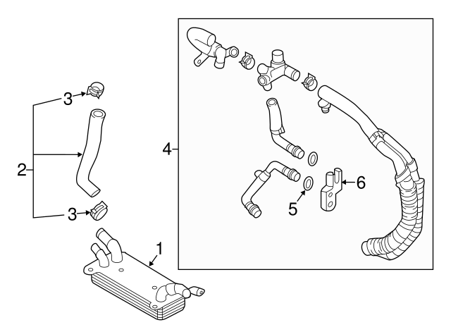 Genuine Hose Assembly for 2015-2016 Hyundai Genesis | Part# 25420-B1600 ...