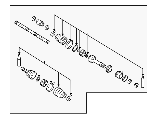 2013-2021 Nissan Axle Assembly 39100-3TA0A | OEM Parts Online