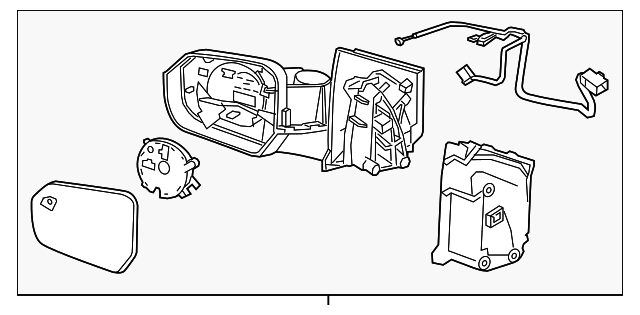 2016-2019 Chevrolet Volt Mirror Assembly - Passenger Side (RH) 84269465 ...