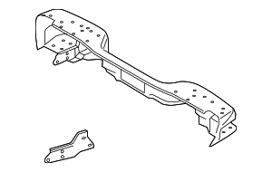 2002-2006 Chevrolet Rear Bumper Impact Bar 88937342 GM | GMPartsDirect.com