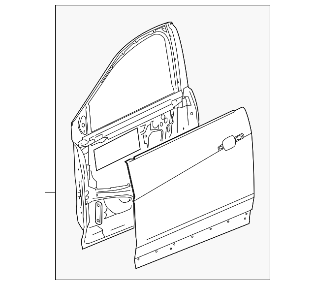 2020-2023 Cadillac XT6 Front Passenger Side Door 84946693 ...