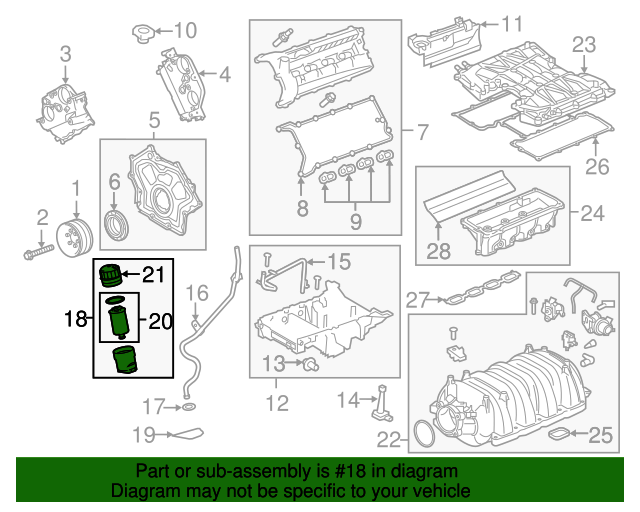 2010-2023 Land Rover Filter Assembly LR010722 | LandRoverParamusParts