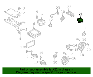 8W8-035-454 - Speaker 2018-2024 Audi | AutoNation Parts