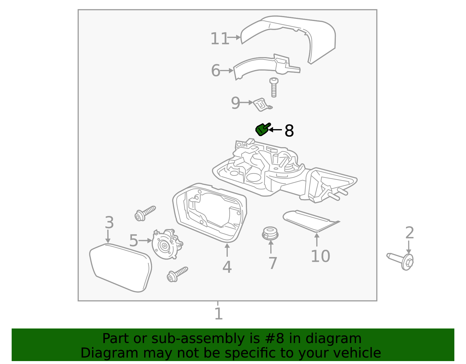 2024-2025 Ford Lane Assist Cmra ML3Z-19H406-A | QuirkParts