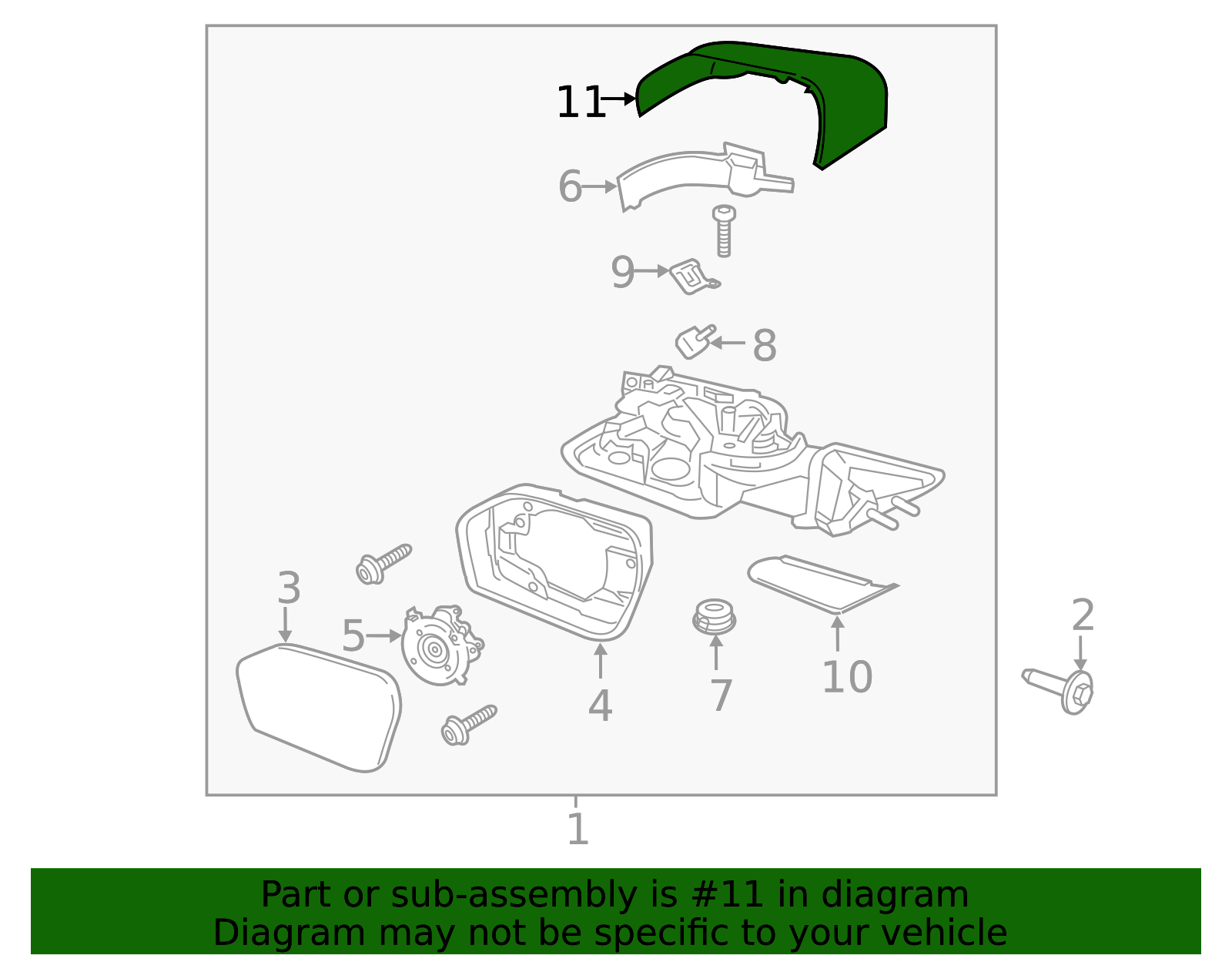 LB5Z-17D743-B - 2020-2024 Ford - Mirror Cover | My Ford Parts