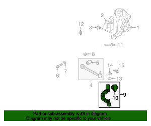 2018-2023 Kia Stinger | Lower Control Arm | 54506-J5000 | Kia Auto Parts