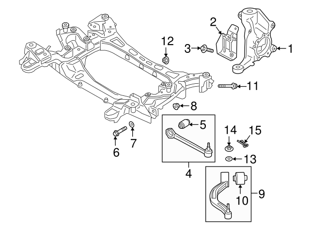 54500-J5000 - Lateral Arm 2018-2021 Kia Stinger | Kia.Parts Store