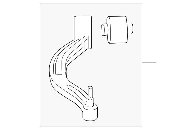 2018-2023 Kia Stinger | Lower Control Arm | 54506-J5000 | Kia Auto Parts