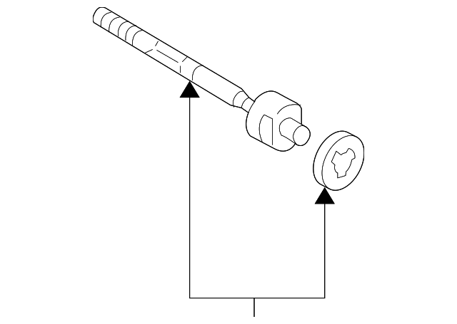 45503-09250 - Inner Tie Rod - 2003-2010 Toyota Sienna | Nucar Toyota of ...