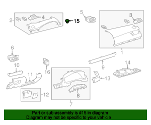 2010-2017 Toyota Camry Light Sensor 89121-52010 | Toyota Parts Center