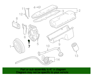 1994-2003 Ford Rear Main Seal F4TZ-6701-A | Ford OEM Parts Online