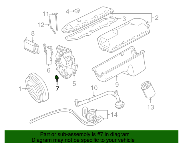 1994-2003 Ford Rear Main Seal F4TZ-6701-A | Varsity Ford
