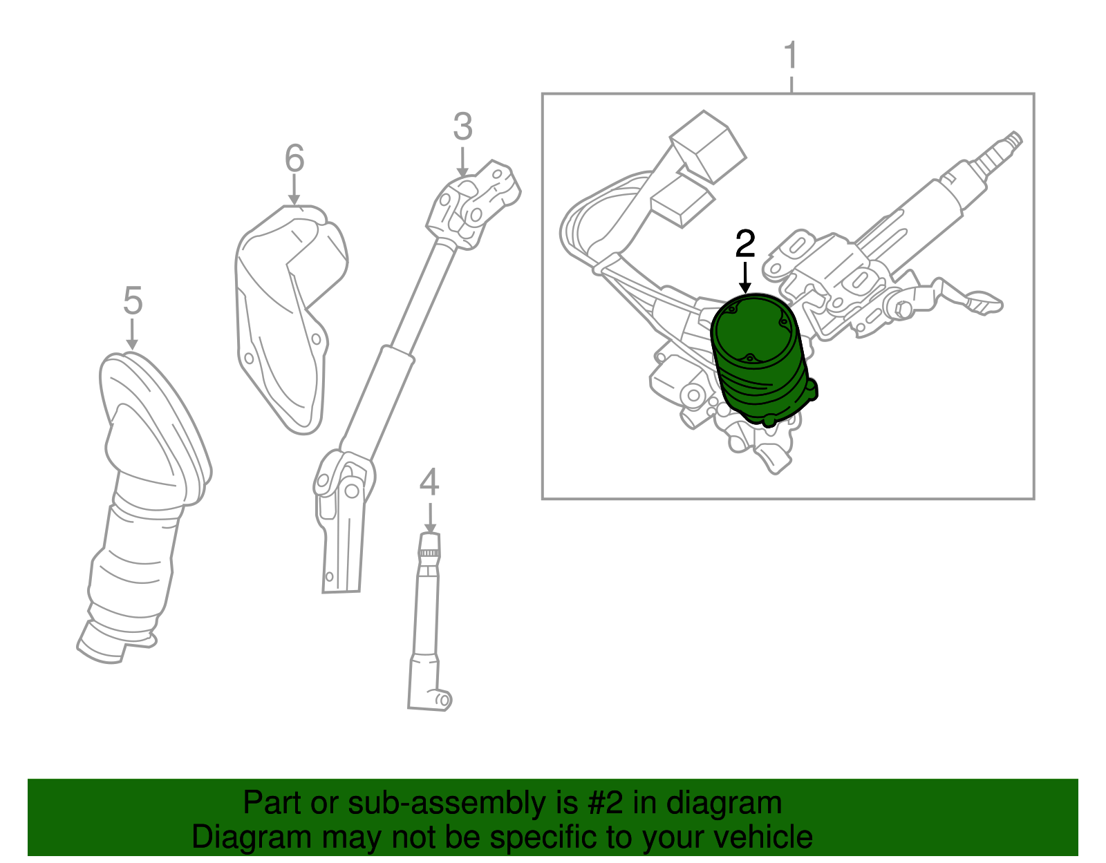 2009-2014 Toyota RAV4 Motor Assembly 80960-42020 | Toyota Parts Center
