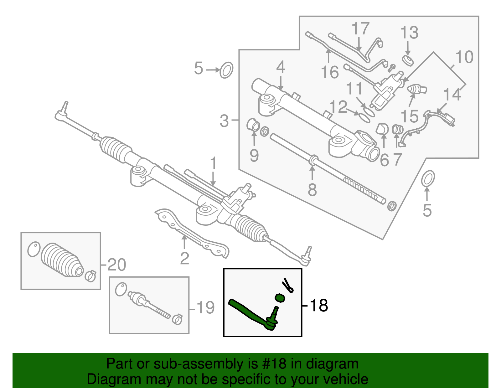 Socket-Kit Side Rod Outer E8C40-JA00PNW | Infiniti of Orland Park