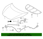 2007-2019 Toyota Hood Stopper 55738-52050 | Toyota Parts Center