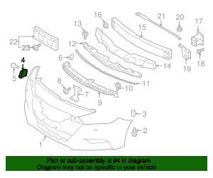 2016-2020 Nissan Maxima Side Bracket - Passenger Side (RH) 62220-4RA2A ...