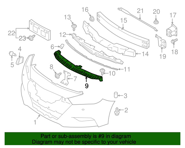 62240-4RA0A - Upper Retainer 2016-2021 Nissan Maxima | Nissan Wholesale ...