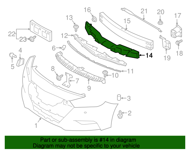 62090-4RA0A - Absorber 2016-2018 Nissan Maxima | Nissan Parts ...