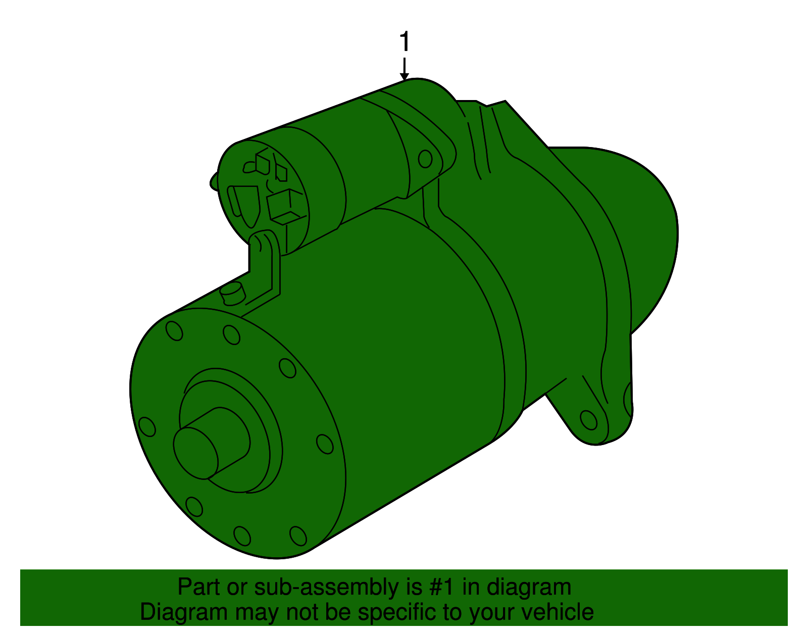 2007-2017 GM Starter 12609317 | TascaParts.com