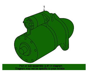 2007-2017 GM Starter 12609317 GM | GMPartsDirect.com