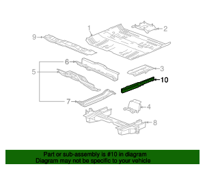 2005-2009 GM Extension 5481055 | TascaParts.com
