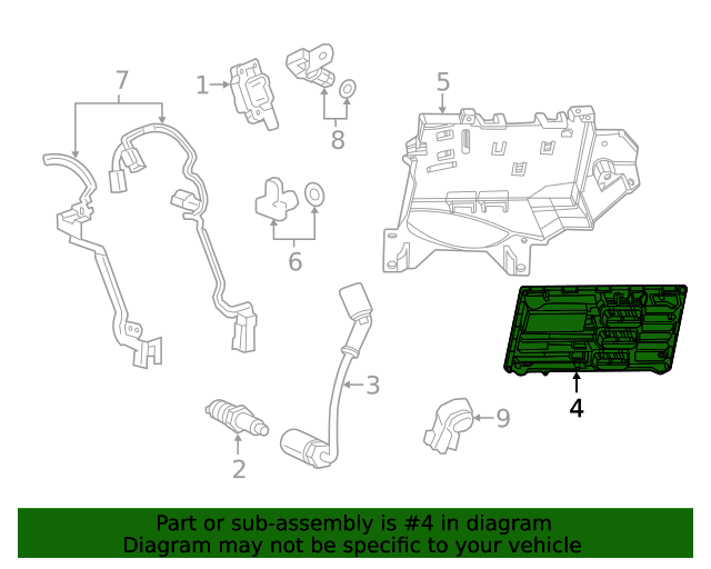2021-2024 GM Engine Control Module 12719704 | OEM Parts Online