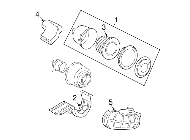 1997-2019 Ford Air Inlet F7UZ-9A675-CA | TascaParts.com
