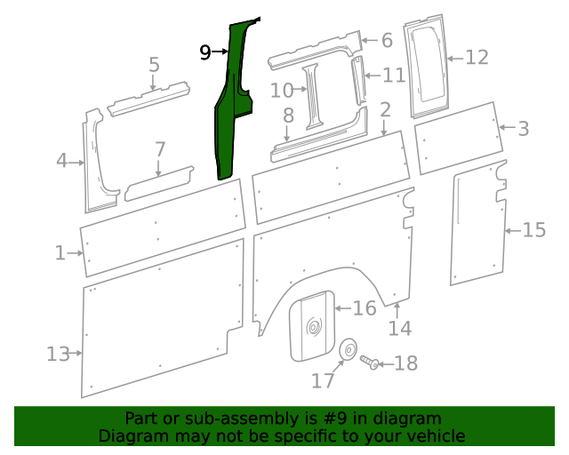 90769047009051 - Center Pillar Trim 2019-2021 Mercedes-Benz | Mercedes ...