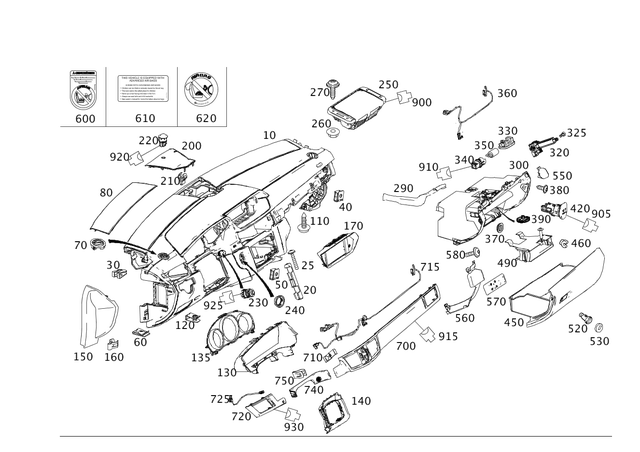 212-680-52-07 - Cover 2010-2016 Mercedes-Benz | Mercedes-Benz USA Parts
