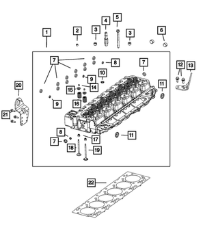 2019-2024 Ram Cylinder Head Gasket 68581420AA | Mopar eStore