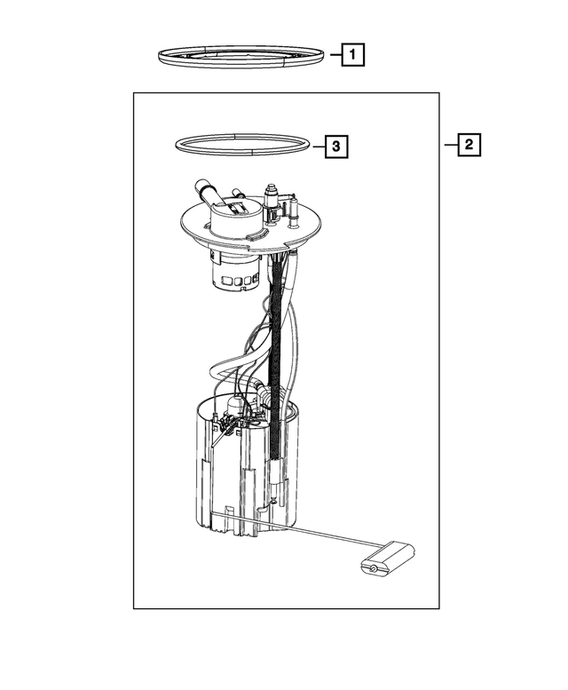2014-2023 Ram Fuel Pump/Level Unit Module Kit 68210305AE | Mopar eStore
