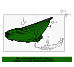 2018-2019 Subaru Headlamp Assembly 84002AL11B | Subaru Parts Plus