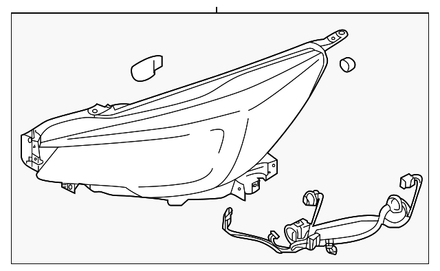 2018-2019 Subaru Headlamp Assembly 84002AL10B | Subaru Parts Store