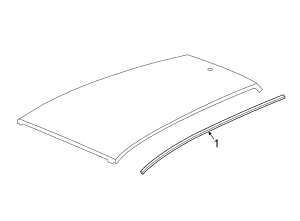 OEM 2016-2022 Honda HR-V Roof Molding 74306-T7A-003 | Honda Automotive ...
