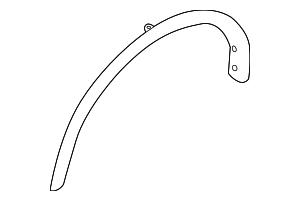 63860-9TA1A - Wheel Opening Molding 2014-2020 Nissan Rogue | Nissan ...