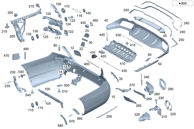 1995-2023 Mercedes-Benz Cover Flap 213-885-34-01 | MB OEM Parts