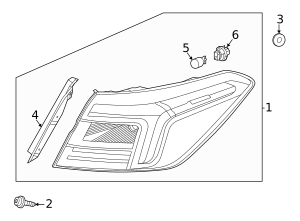 33551-T20-A01 - Lamp Bezel 2022-2023 Honda Civic | Honda Parts Online