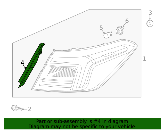 2022-2023 Honda Civic Lamp Bezel 33551-T20-A01 | Honda Factory Parts