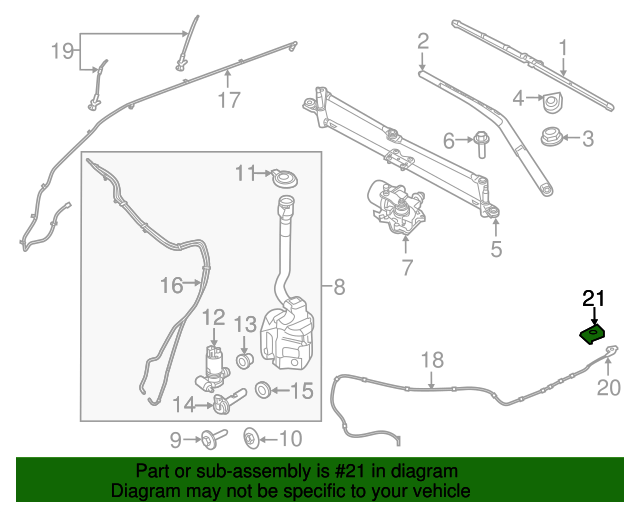 Genuine OEM Ford Part - Bezel FB5Z-17C526-A | Genuine OEM Ford Parts ...
