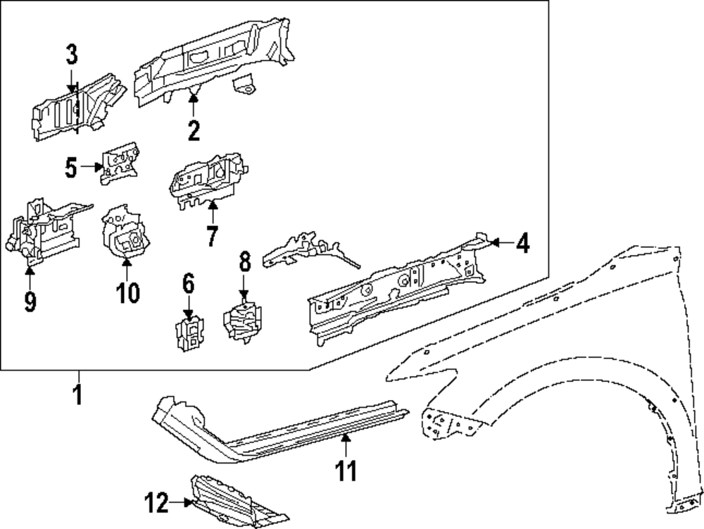 2021-2025 Toyota Camry 2021-2024 Toyota Camry - Tow Hook 57197-06081 ...