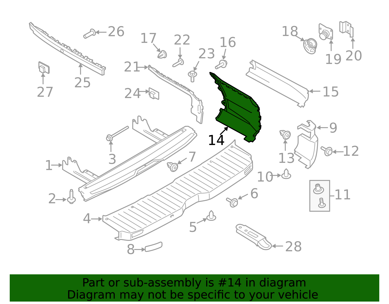 LK4Z-17F774-HA - Side Extension 2021-2024 Ford | Big 3 Auto Parts